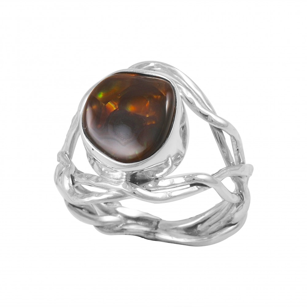 Mexican Fire Agate Ring
